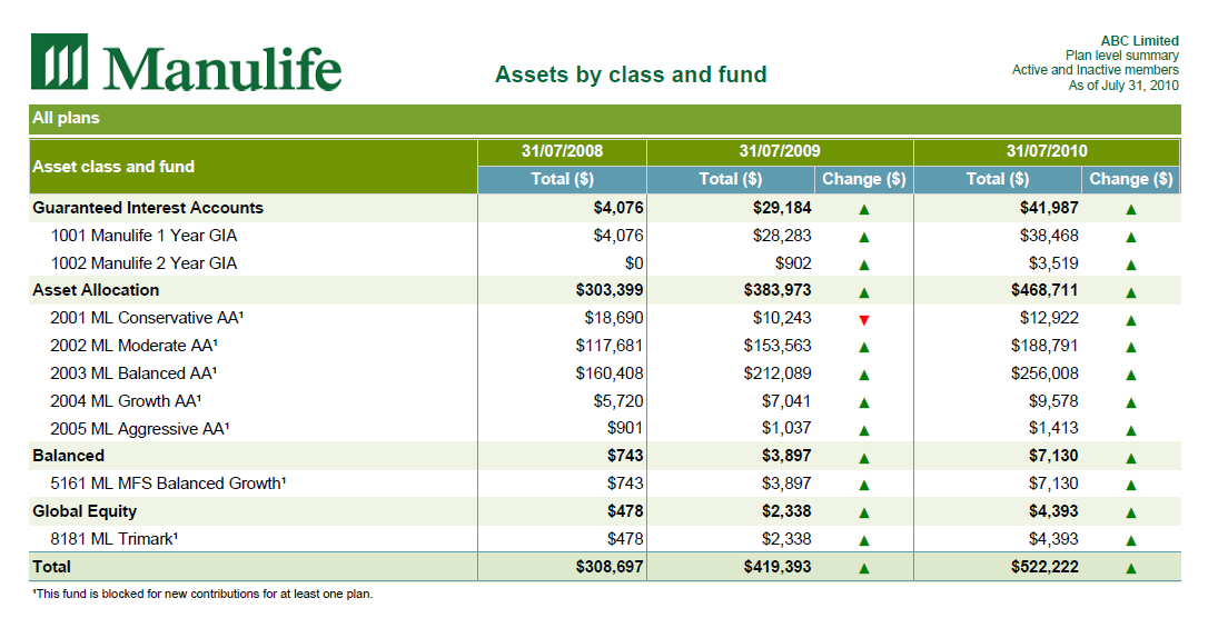 Asset Package Report